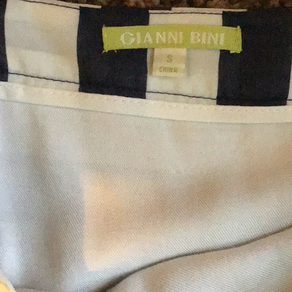 Gianni Bini | Skirts | Gianni Bini Blue White Striped Fitted Long Skirt ...